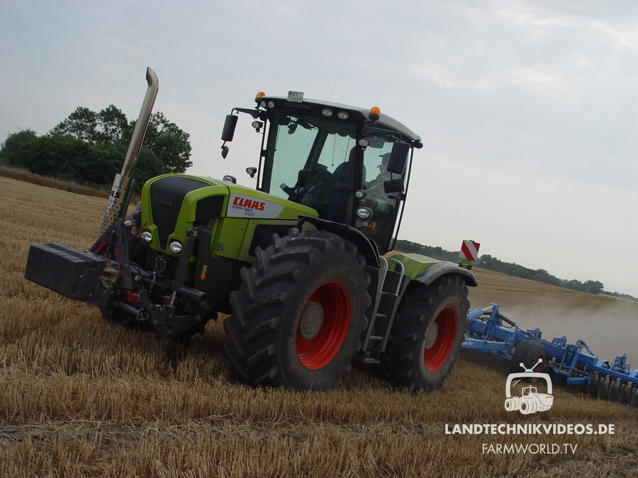 Claas Xerion 3300 + Lemken - farmworld.tv
