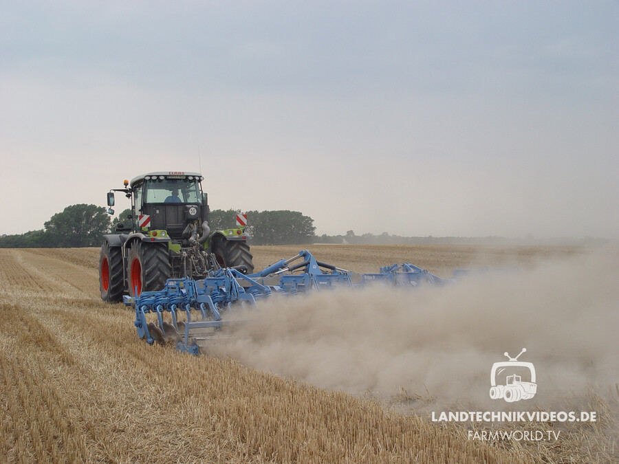 Claas Xerion 3300 + Lemken - farmworld.tv