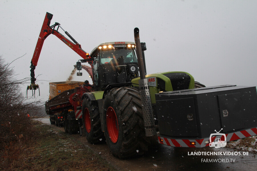 Claas Xerion 3800 & Eschlböck - farmworld.tv