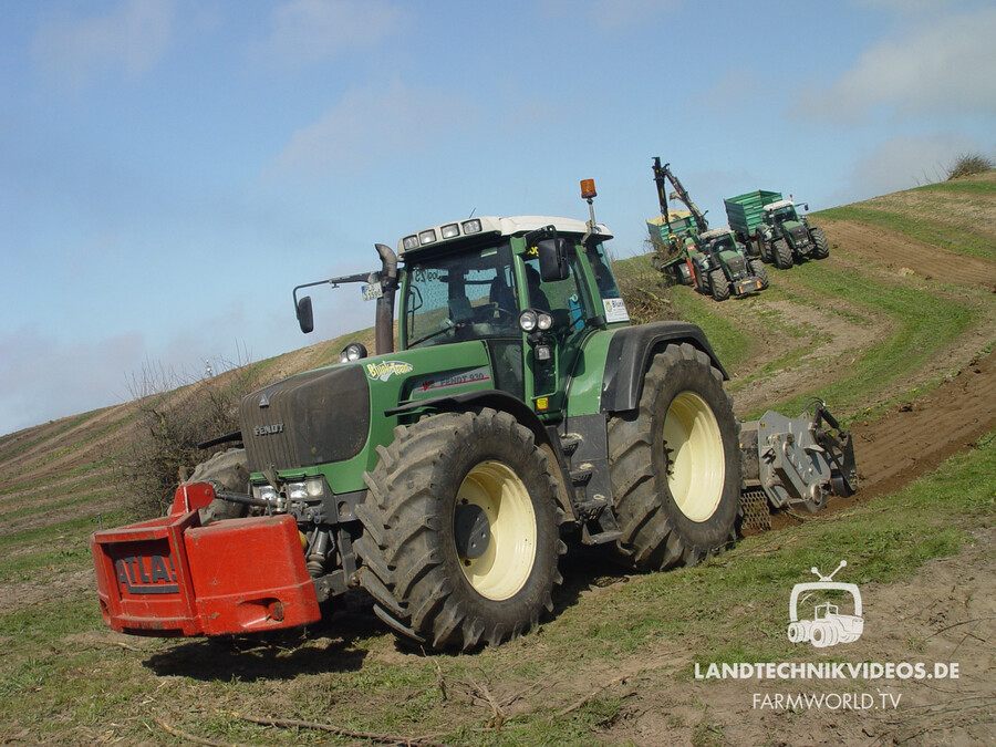 Forstarbeit beim Lohnunternehmen Blunk - farmworld.tv