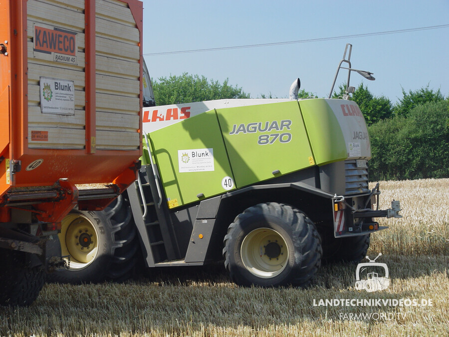 Claas Jaguar 870 LU Blunk - farmworld.tv