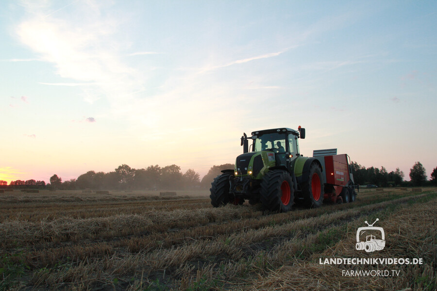 Claas Axion 840 + Welger - farmworld.tv