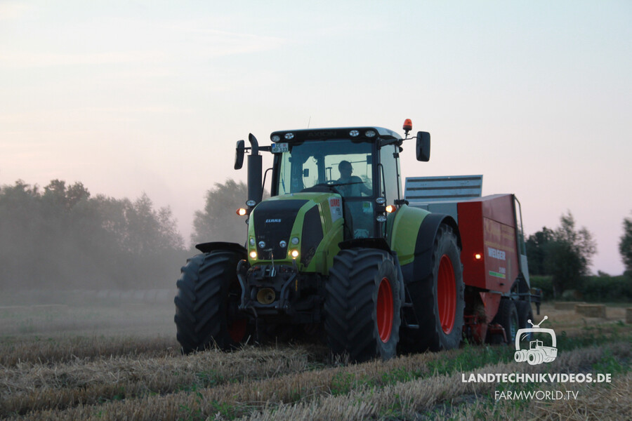 Claas Axion 840 + Welger - farmworld.tv
