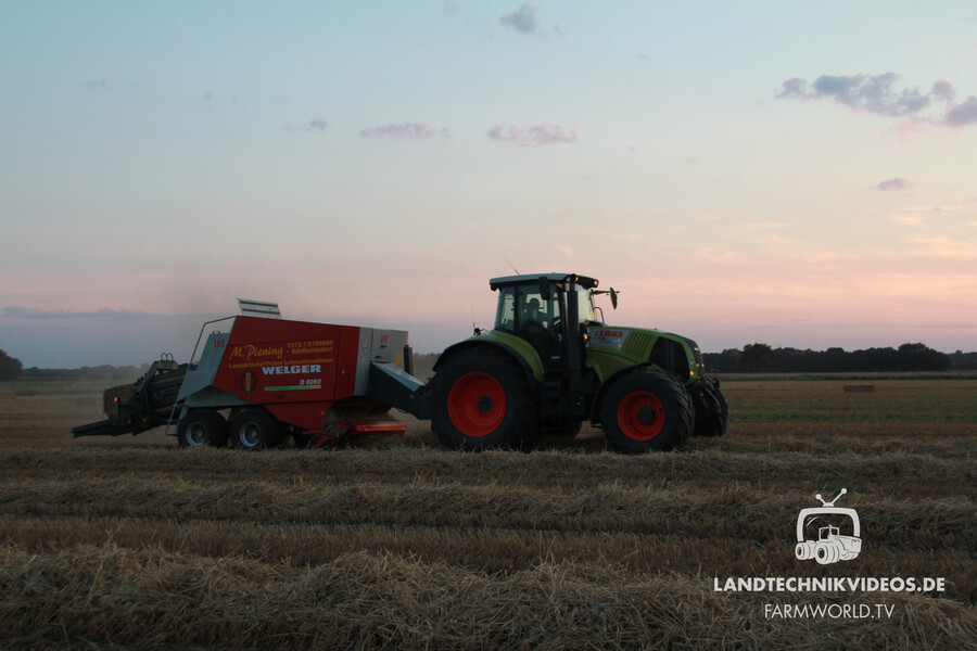 Claas Axion 840 + Welger - farmworld.tv