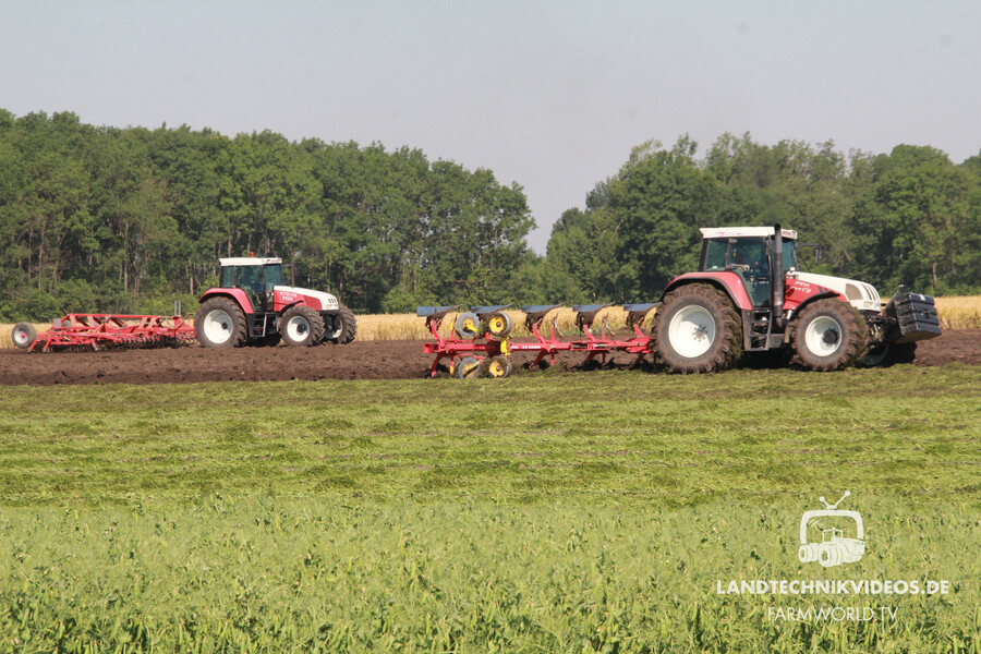 Steyr CVT 170 + Pöttinger Pflug - farmworld.tv