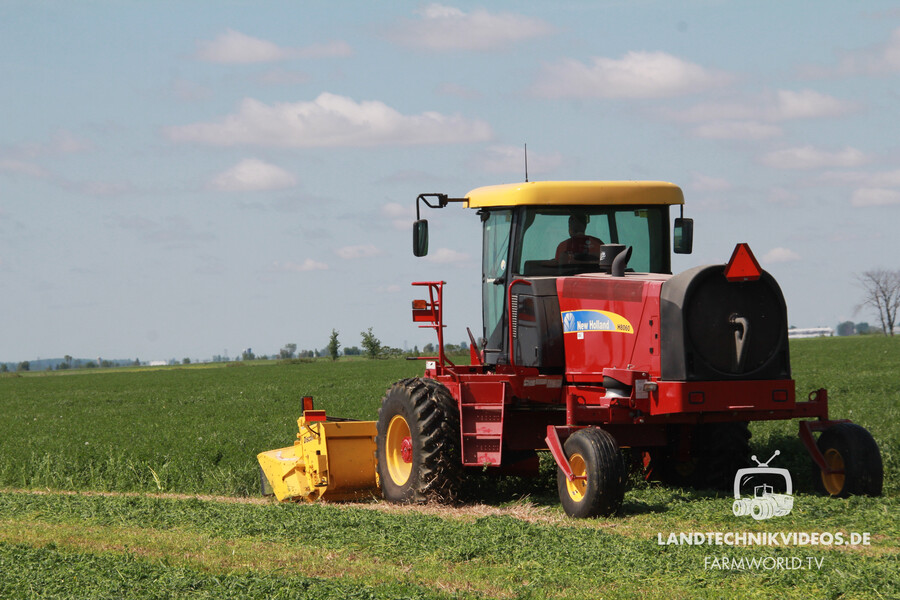 New Holland H8060 Swather - farmworld.tv