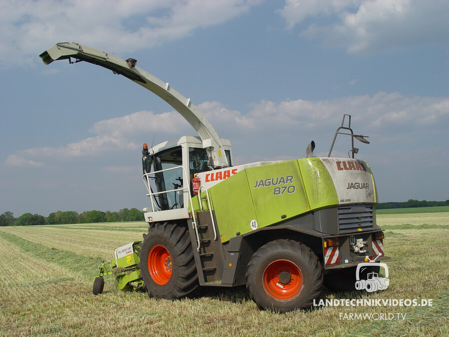 Claas Jaguar 870 LU Piening - farmworld.tv