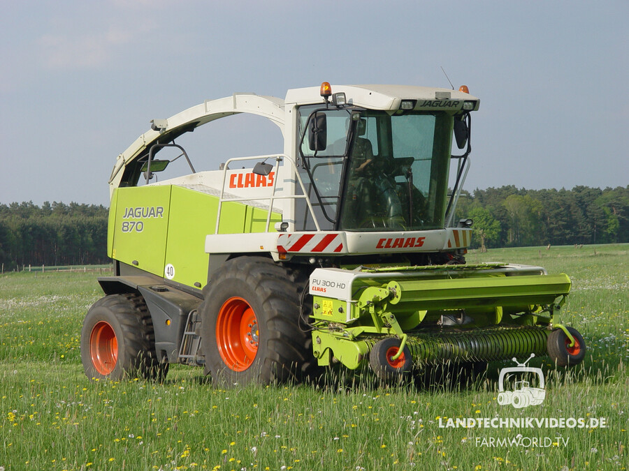 Claas Jaguar 870 LU Piening - farmworld.tv