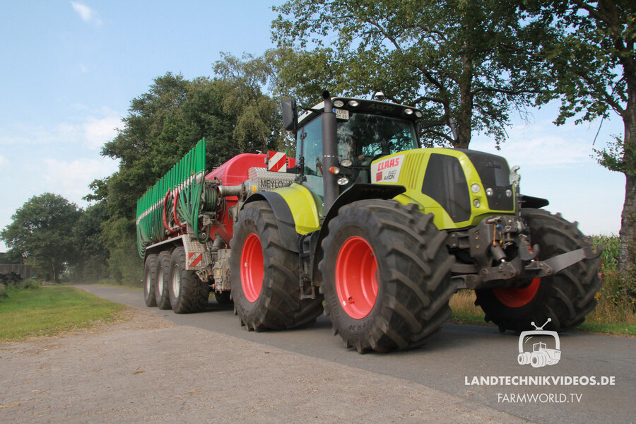 Claas Axion 840 & Meyer-Lohne - farmworld.tv